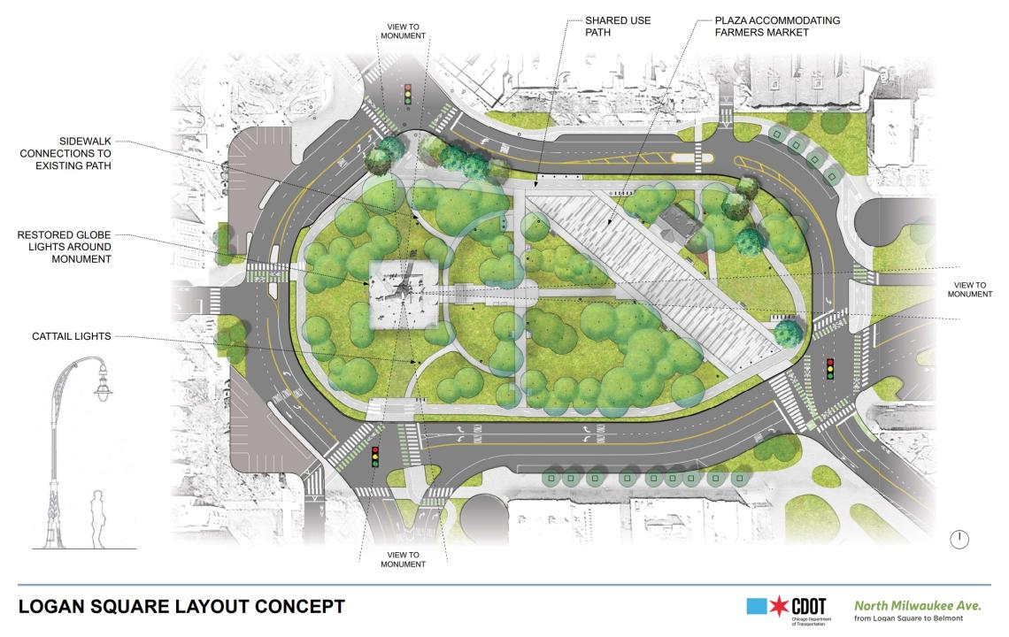 Renderings emerge for Logan Square Blue Line station rehab | Urbanize Chicago